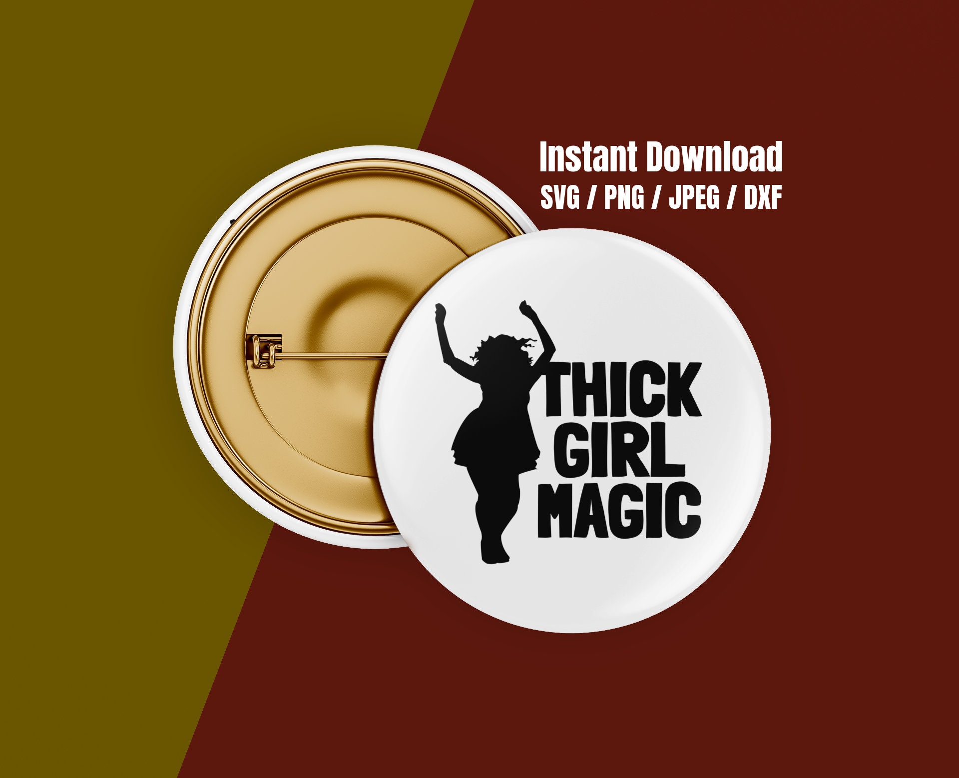 Thick Girl Magic Svg / Full Body Women Svg / BBW Svg / Curvy - Etsy
