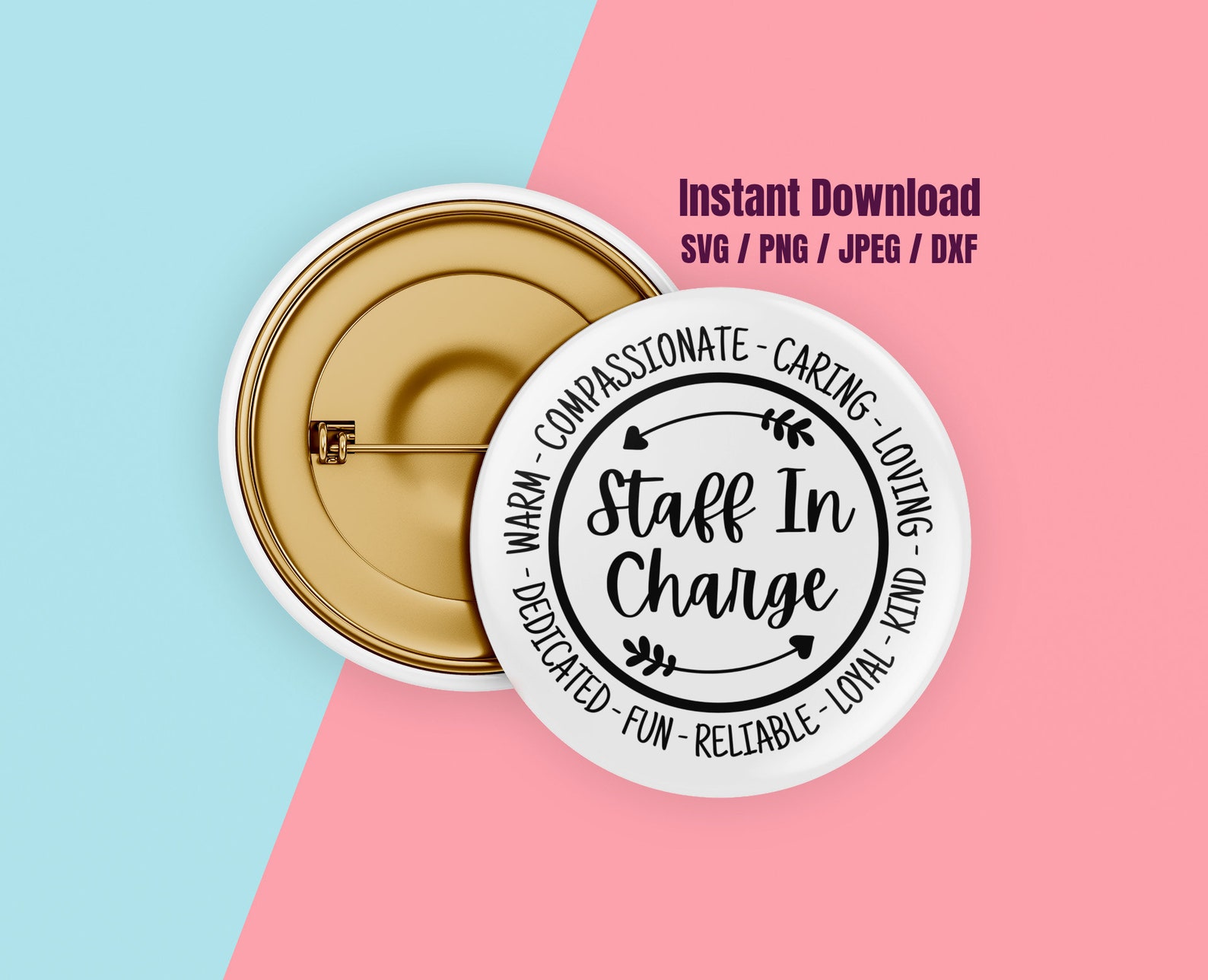 Staff in Charge Svg / Staff Svg / Employee Svg / Office Life - Etsy