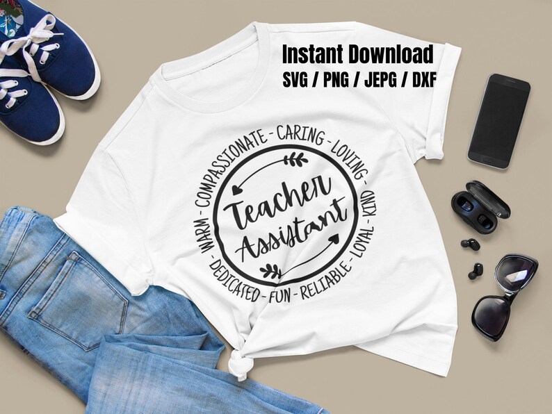 Teachers Assistant Svg / Teacher Svg / Teacher Life Svg / Back to ...