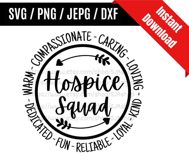Hospice Squad Svg / Hospice Worker Svg / Hospice Svg / - Etsy