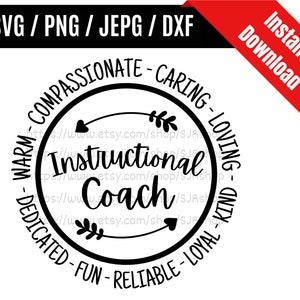 Instructional Coach Svg / Instructional Staff Svg / School Staff Svg ...