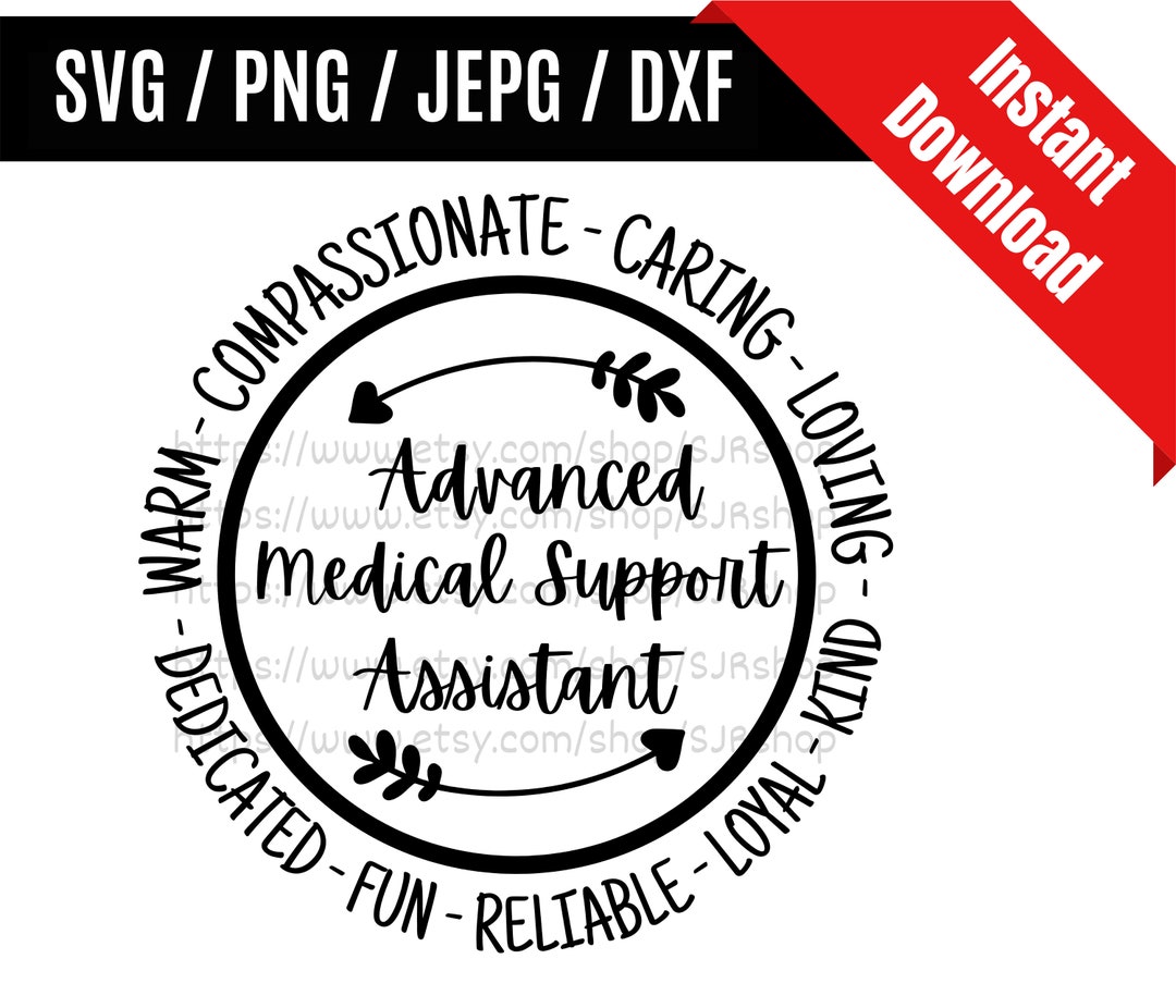 Advanced Medical Support Assistant Svg / Medical Svg / Medical Life Svg ...