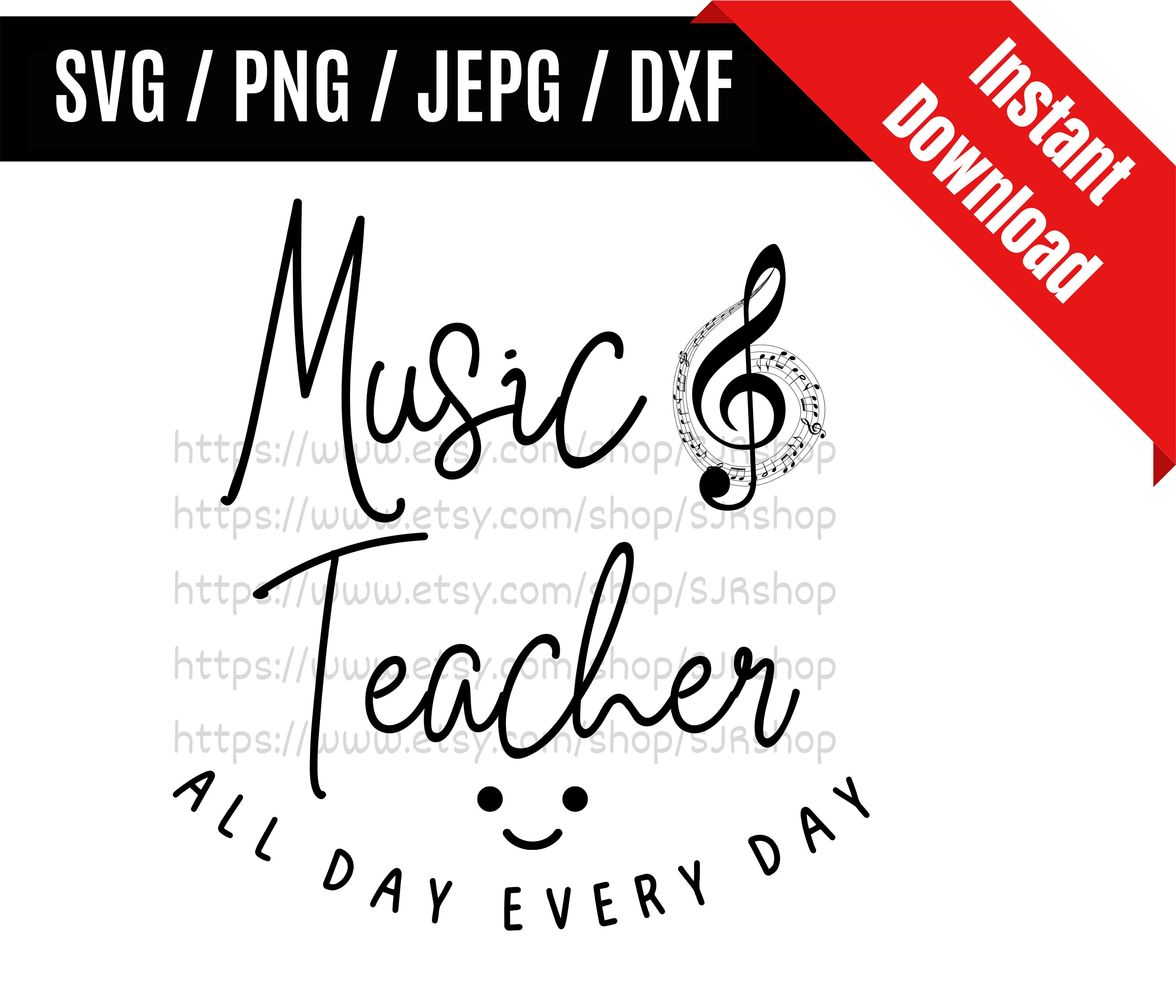 Music Teacher Svg / Music Life Svg / Teacher Appreciation Svg | Etsy India