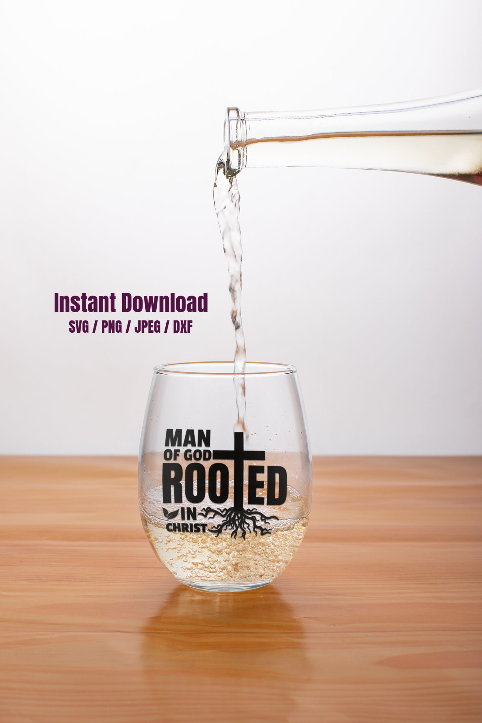 Man of God Rooted in Christ Svg / Christian Quote Svg / Bible Verse Svg ...