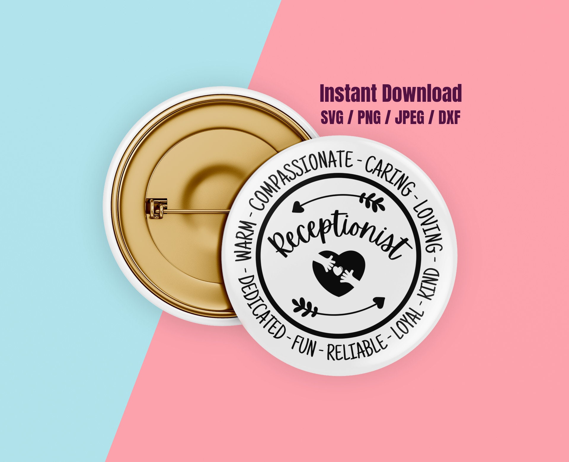 Receptionist Svg / Secretary Svg / Coworker Svg / Office Squad - Etsy