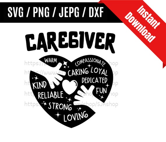 Caregiver Svg / Caregiver Life Svg / Care Giver Svg / | Etsy