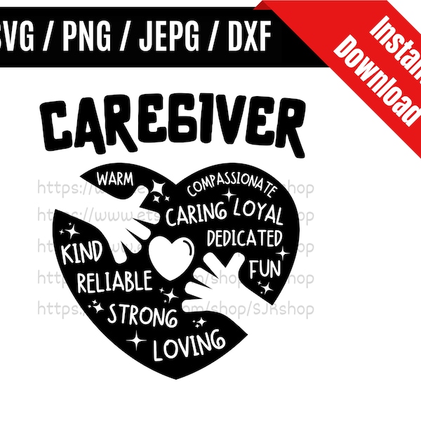 Care Giver Svg - Etsy