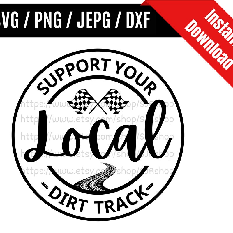 Dirt Track Svg - Etsy
