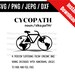 Cycopath Meaning Cycling Svg / Funny Cycling Svg / Mountain Biking Svg ...
