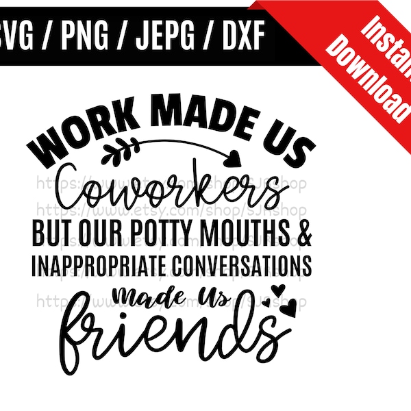 Work Made Us Coworkers Svg - Etsy