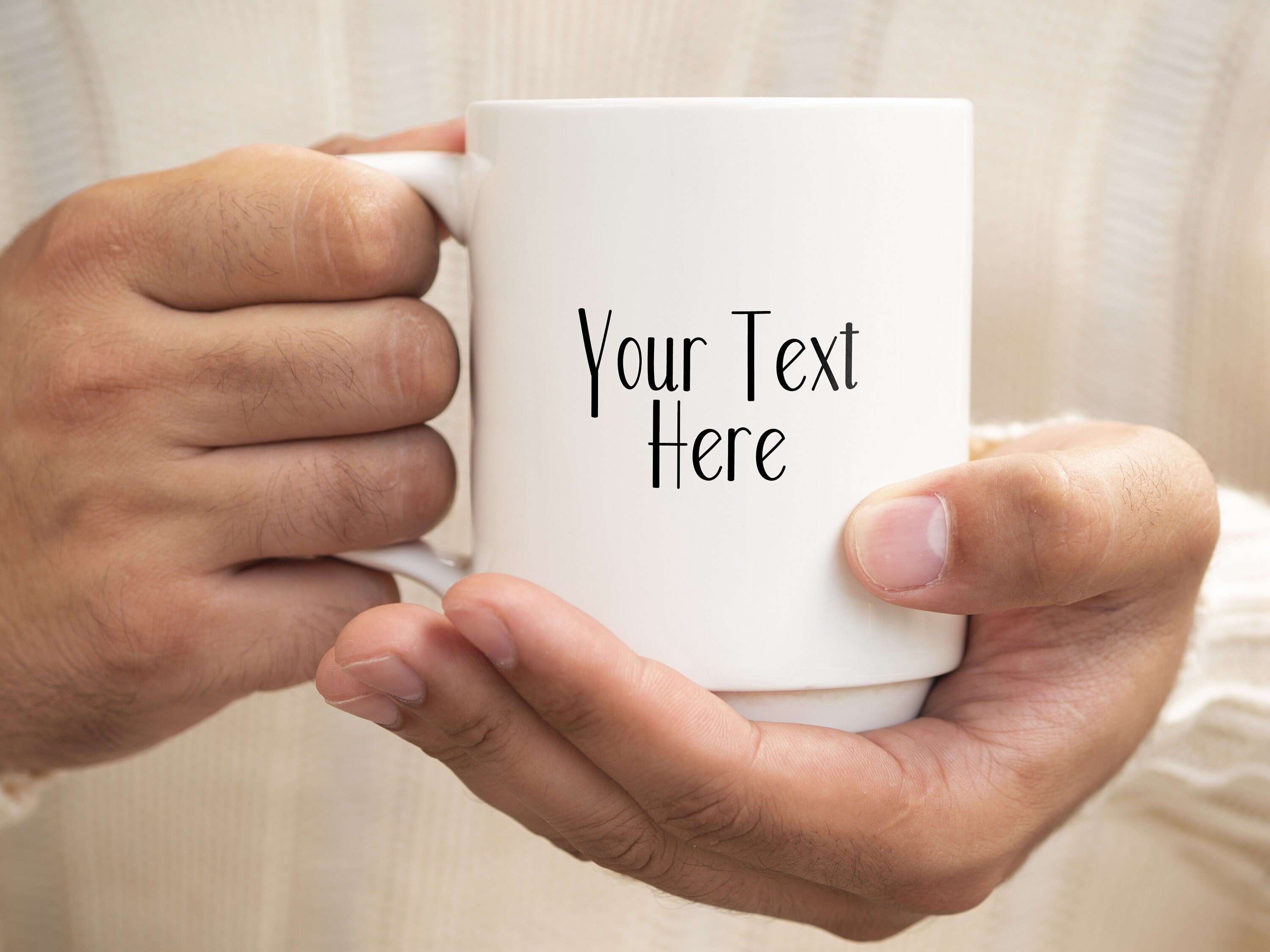 Custom White Ceramic Mug. Personalized Coffe Mug. Custom Gift - Etsy