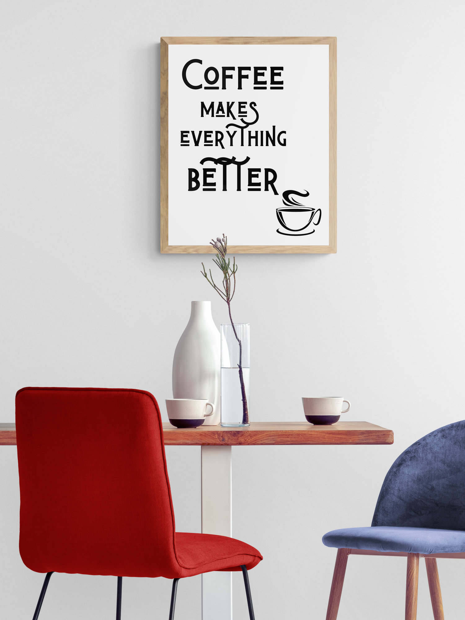 Coffee Quote Sign. Coffee Bar Sign. Instant Download JPG File. Kitchen ...