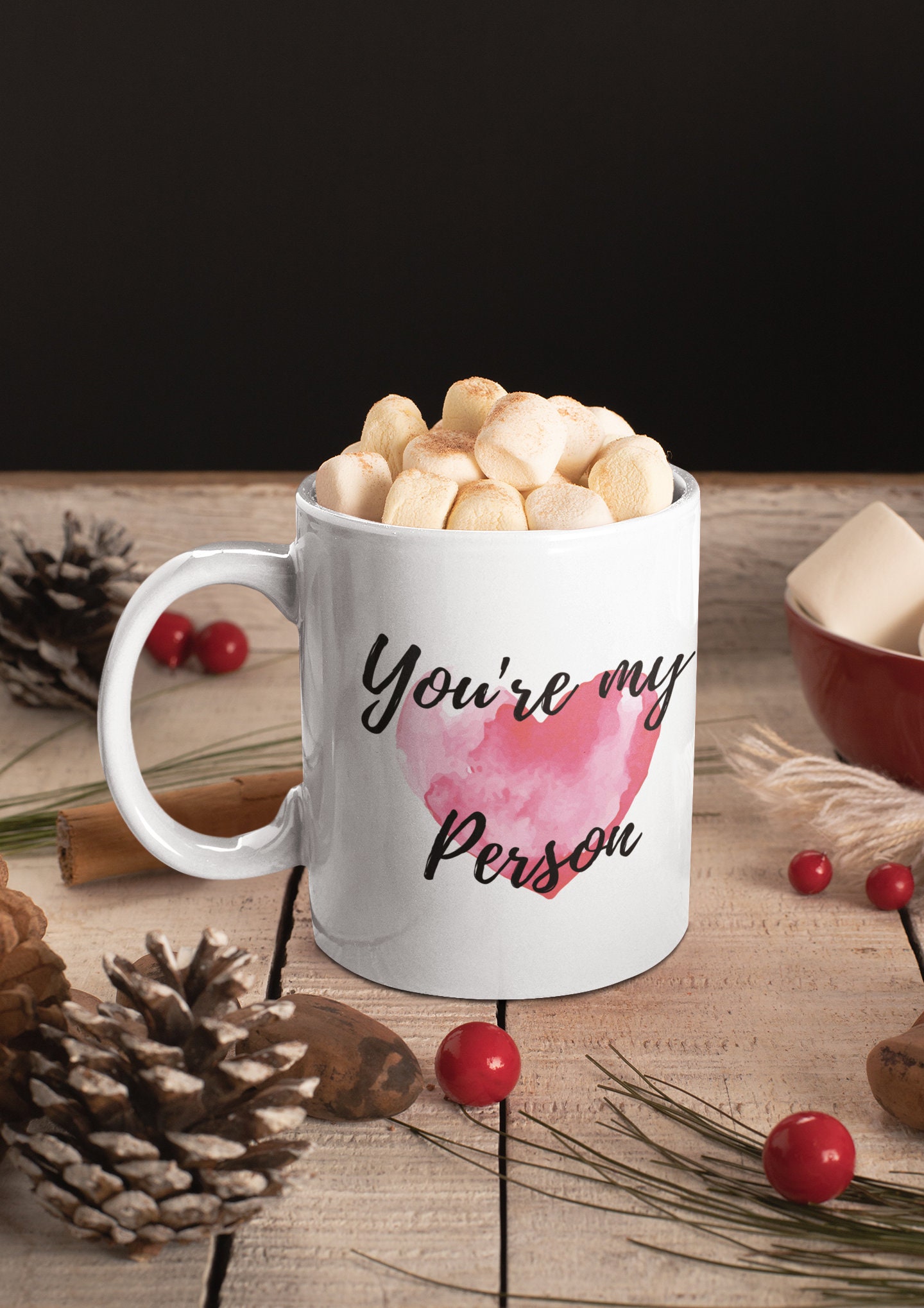 You're My Person Mug 15oz. White Ceramic Coffee Mug. Best - Etsy