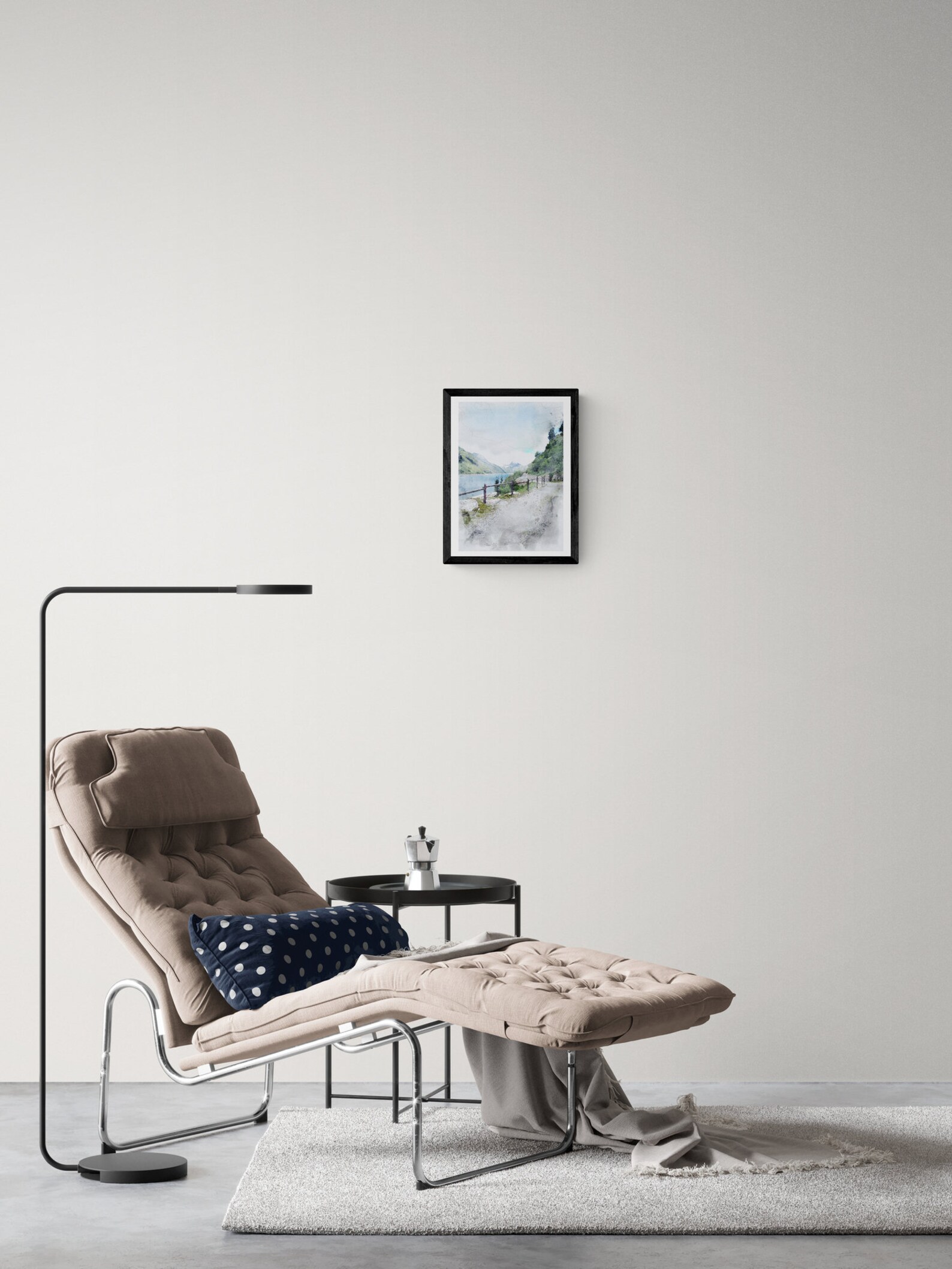 Framed poster 12x16. Watercolor Art Print. Living Room | Etsy