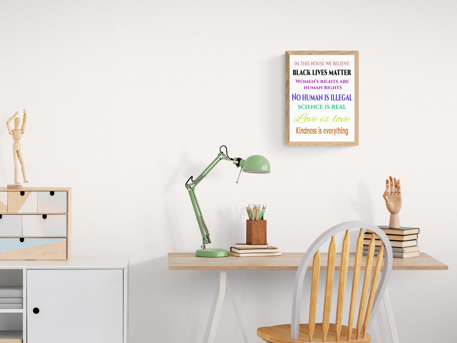 In This House We Believe Sign, Instant Download JPG File, Wall Art ...