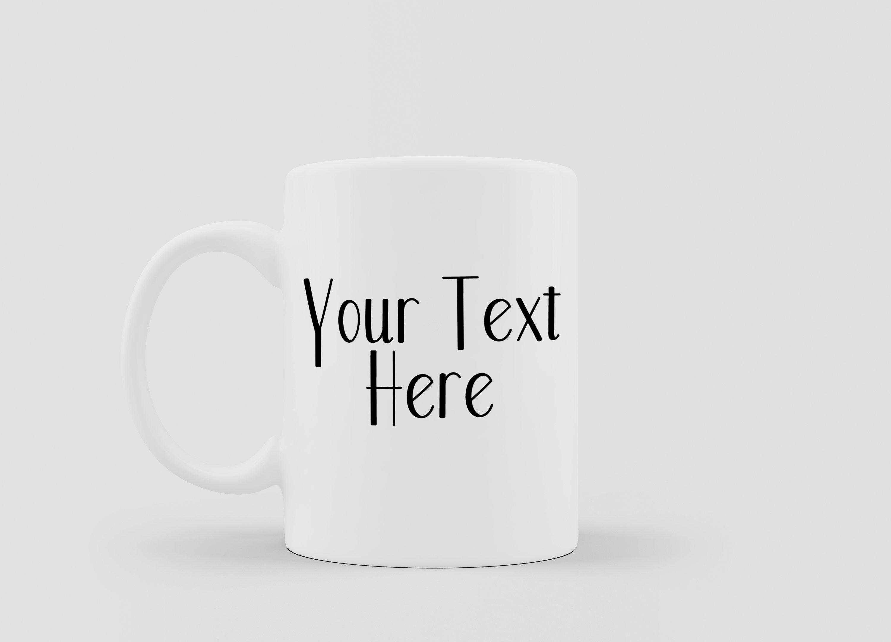 Custom White Ceramic Mug. Personalized Coffe Mug. Custom Gift - Etsy