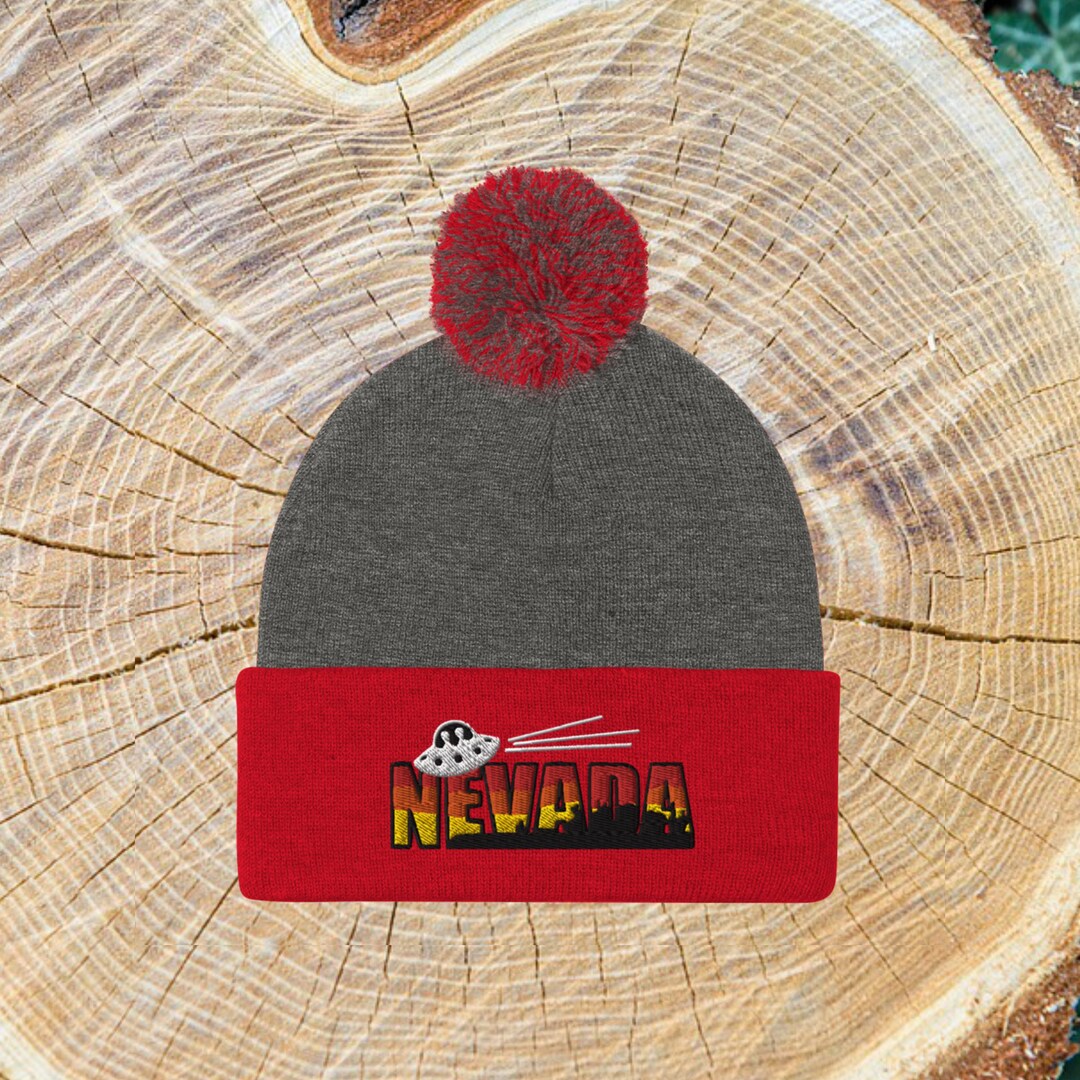 Alien UFO Beanie Hat, Nevada Aliens Beanie, Area 51, Alien Obsessed ...
