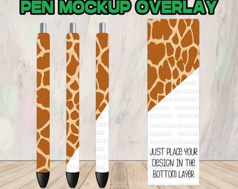 Pen Overlay Template - Etsy