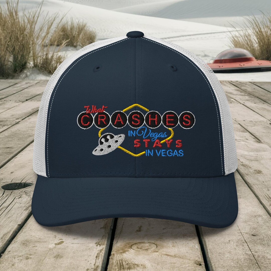 Alien UFO Hat, Vegas Nevada Alien Crash, Alien Obsessed Gift, Area 51 ...