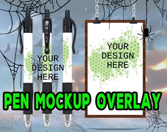 Pen Overlay Template - Etsy