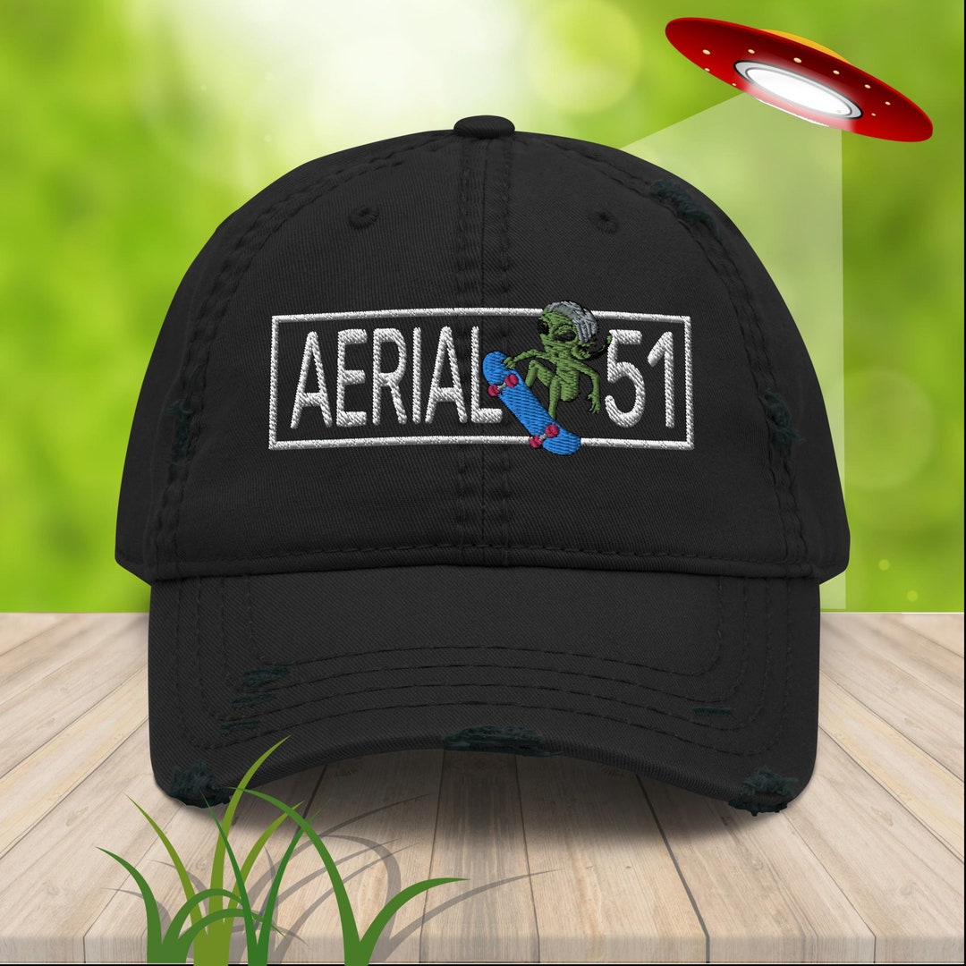Alien Skateboard Hat, Area 51 Hat, Alien Obsessed, Extraterrestrial, 360 Aerial 51, Space ...