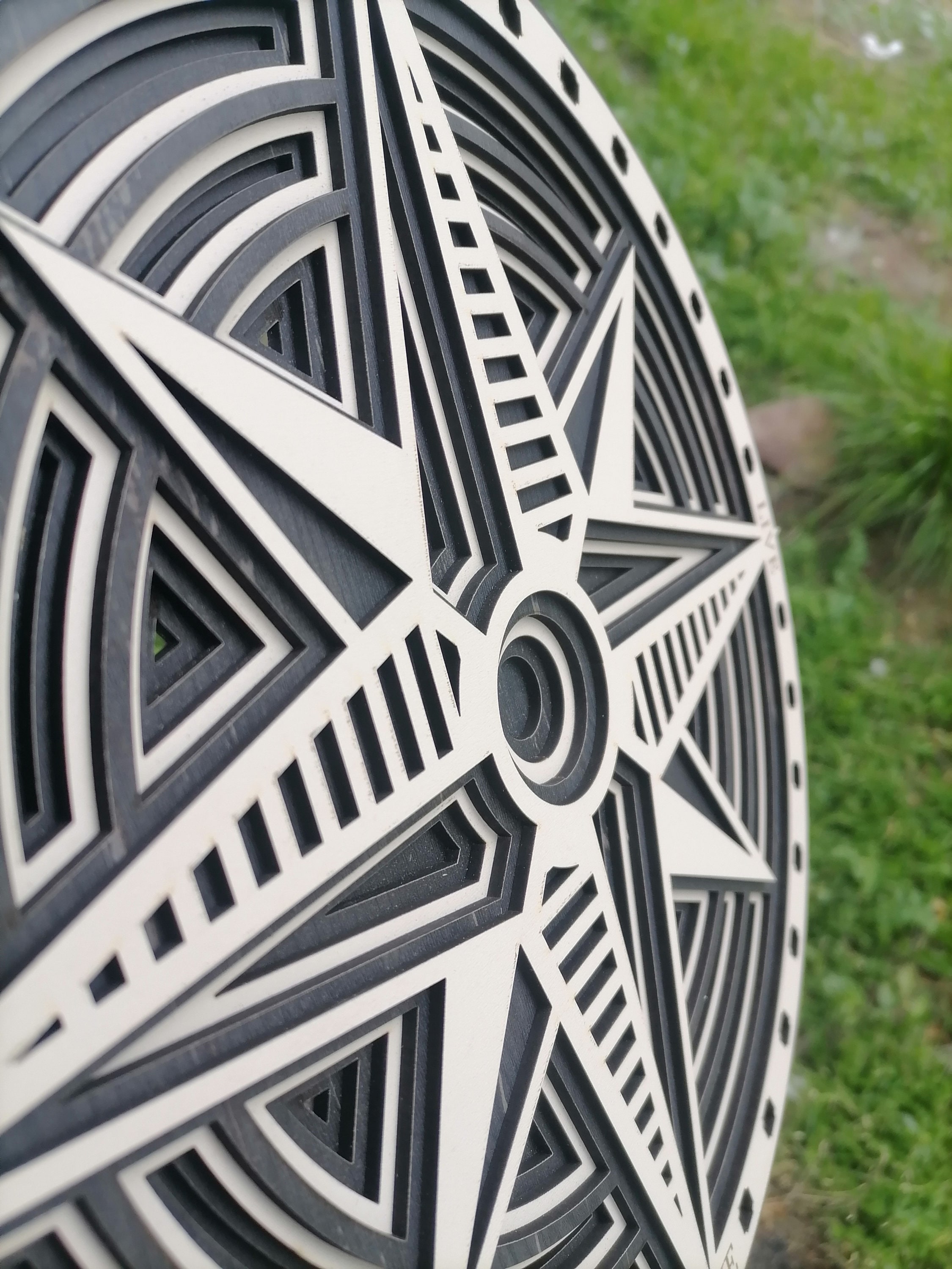 Compass Svg, Digital Cut File, Multi Layer Compass, Laser Cut File - Etsy