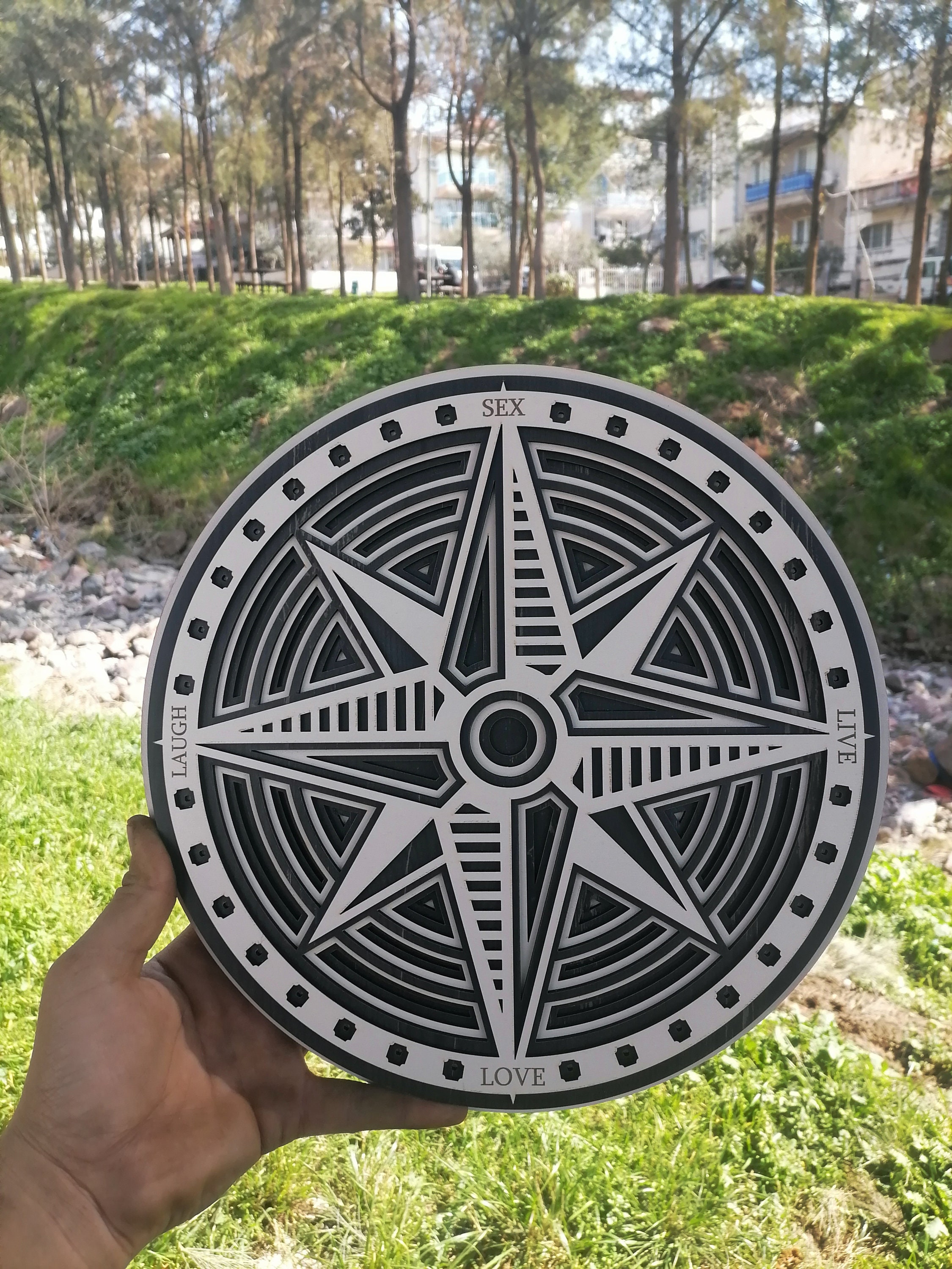 Compass Svg, Digital Cut File, Multi Layer Compass, Laser Cut File - Etsy