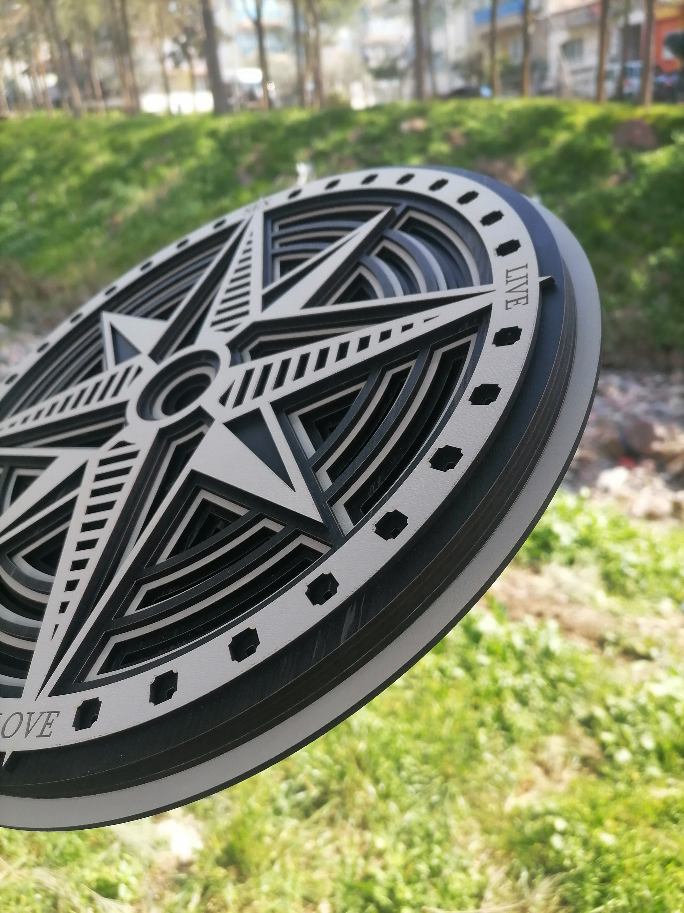 Compass Svg, Digital Cut File, Multi Layer Compass, Laser Cut File - Etsy