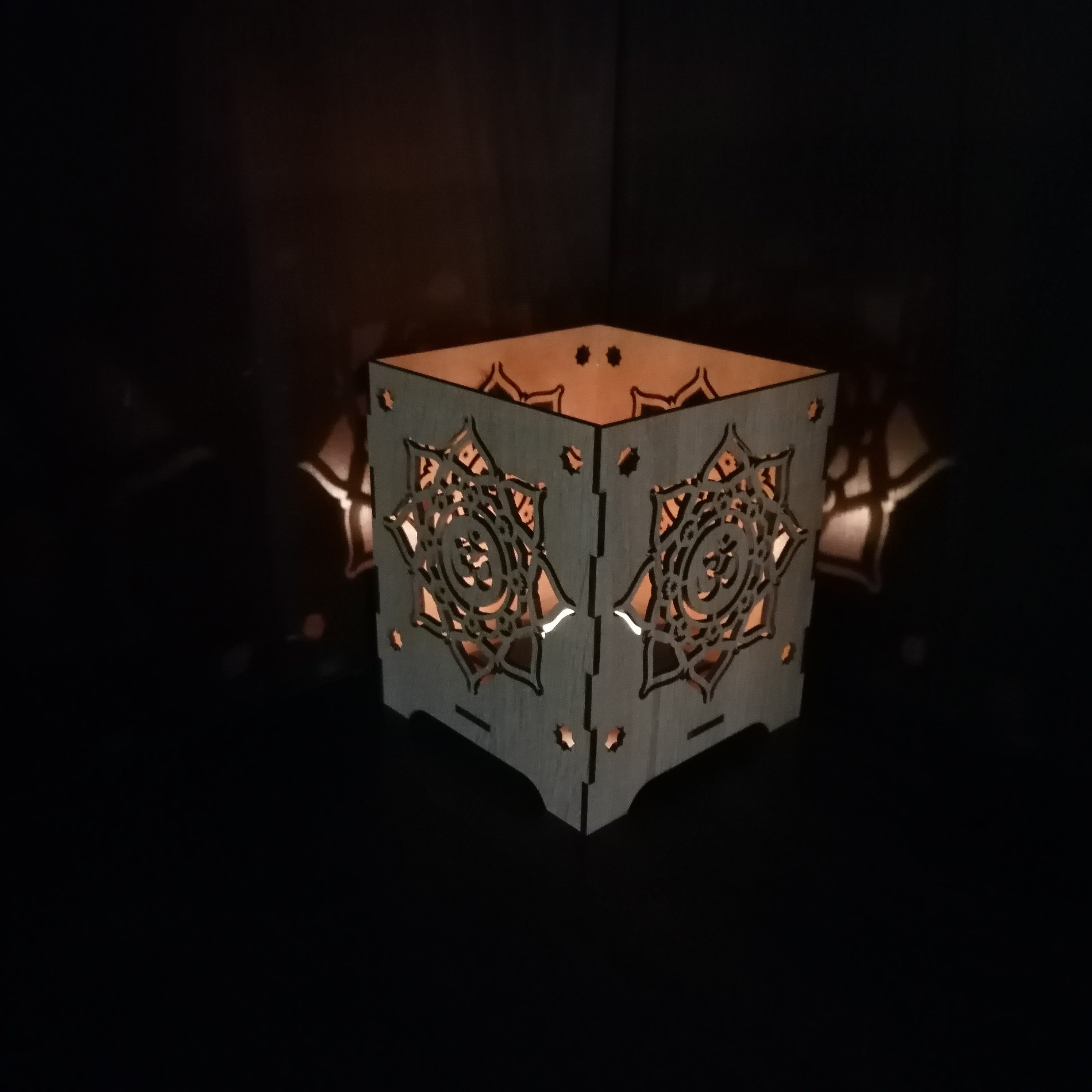Candle Holder Lotus Svg File, Lotus Candle Holder, Candle Holder ...