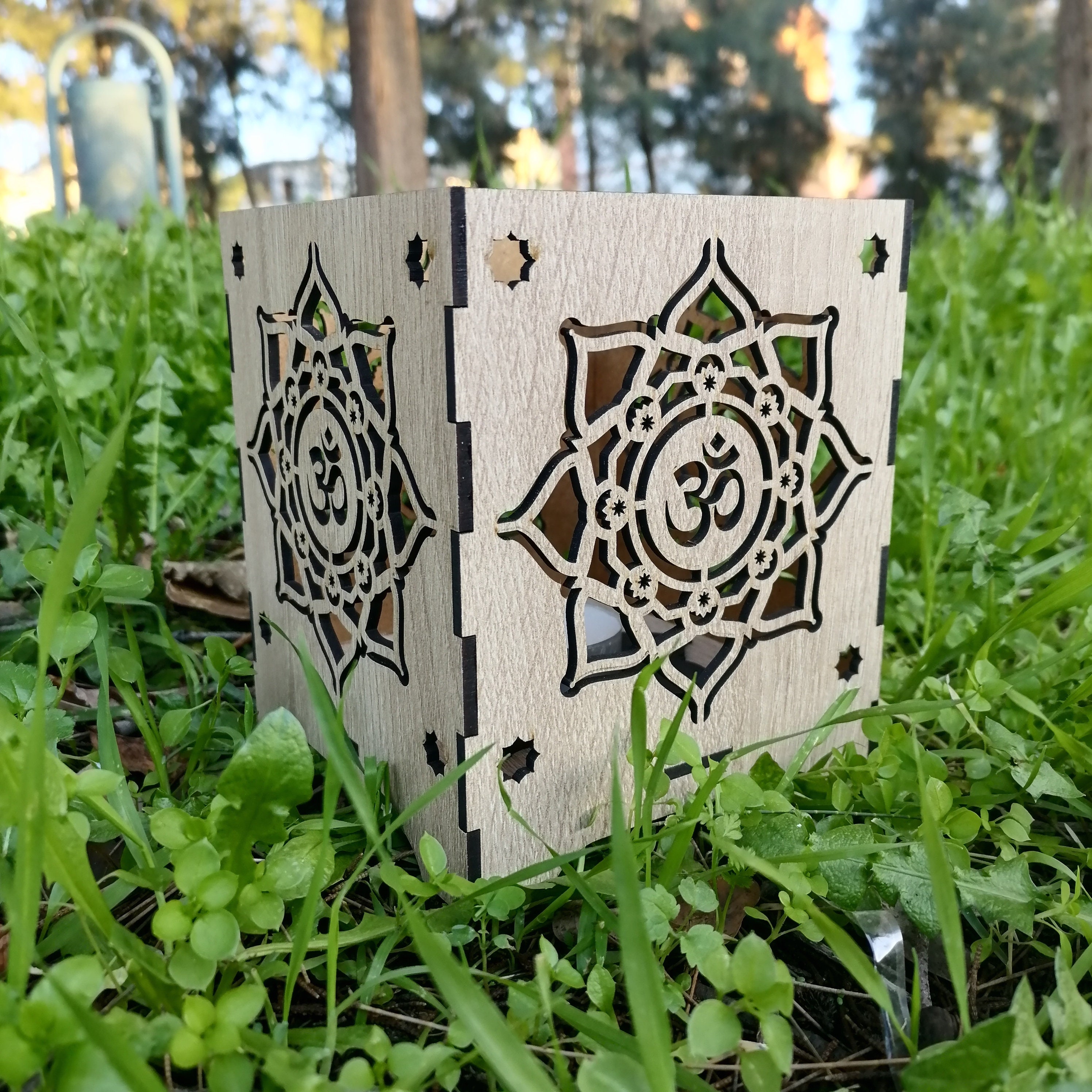 Candle Holder Lotus Svg File, Lotus Candle Holder, Candle Holder ...