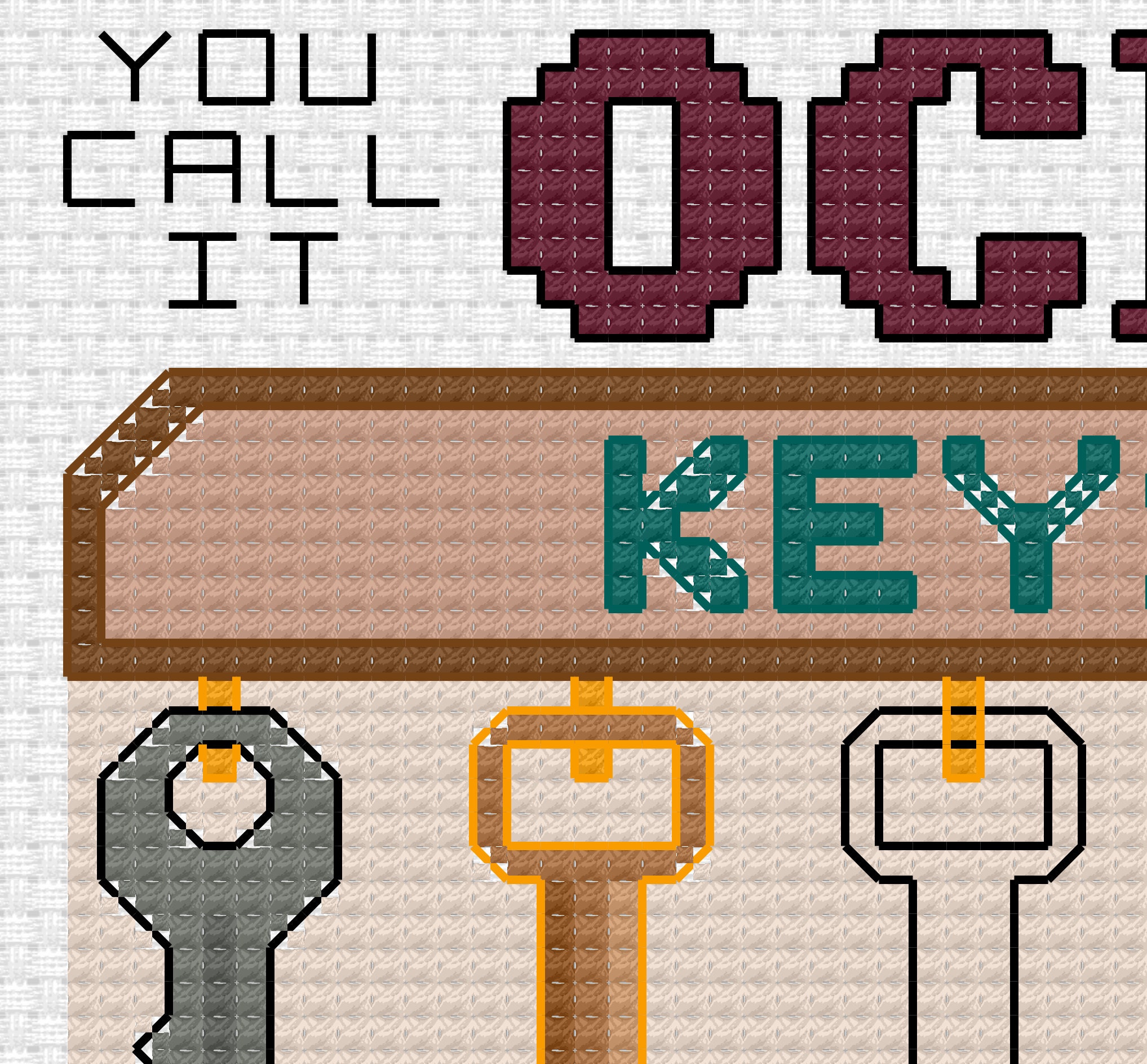 OCD Cross Stitch Pattern - Etsy