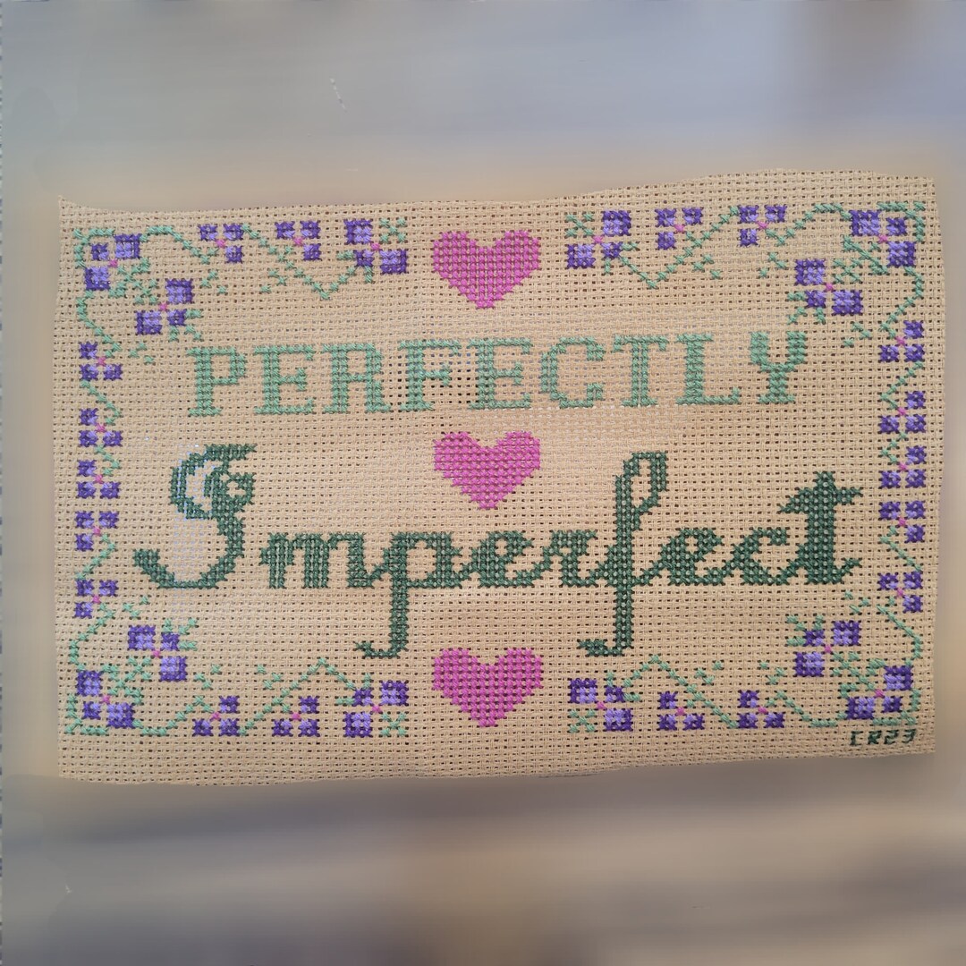 Perfectly Imperfect - Cross Stitch Pattern - Etsy