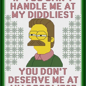 Can't Handle Me Cross Stitch - Etsy