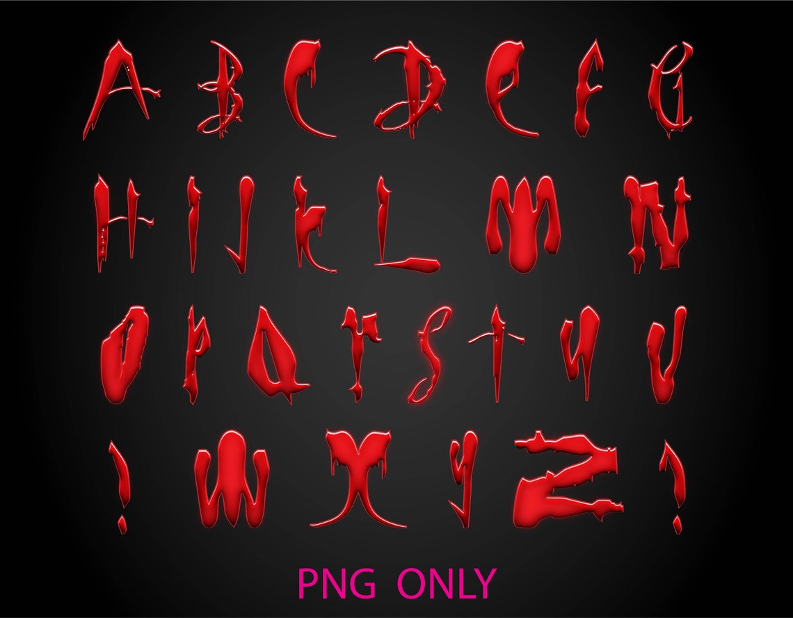 Dripping Font Svg, Blood Dripping Font, Dripping Letter Font, Dripping ...