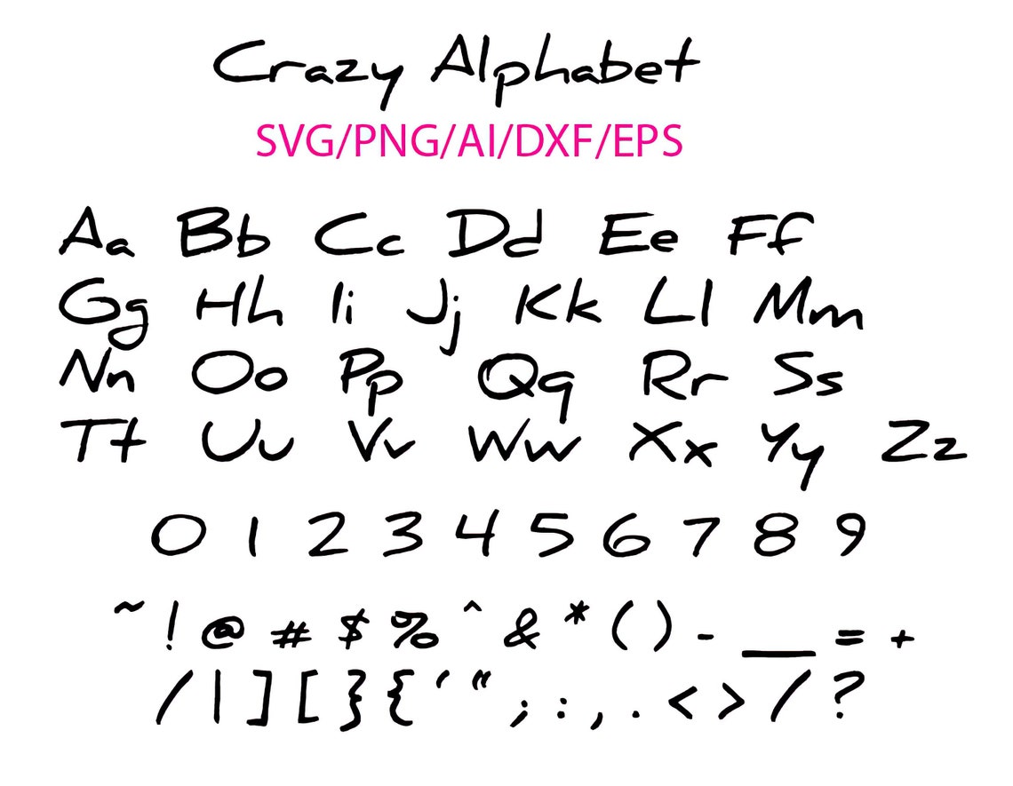 Handwriting Font SVG, Cursive Handwriting Fonts,handwritten Font ...