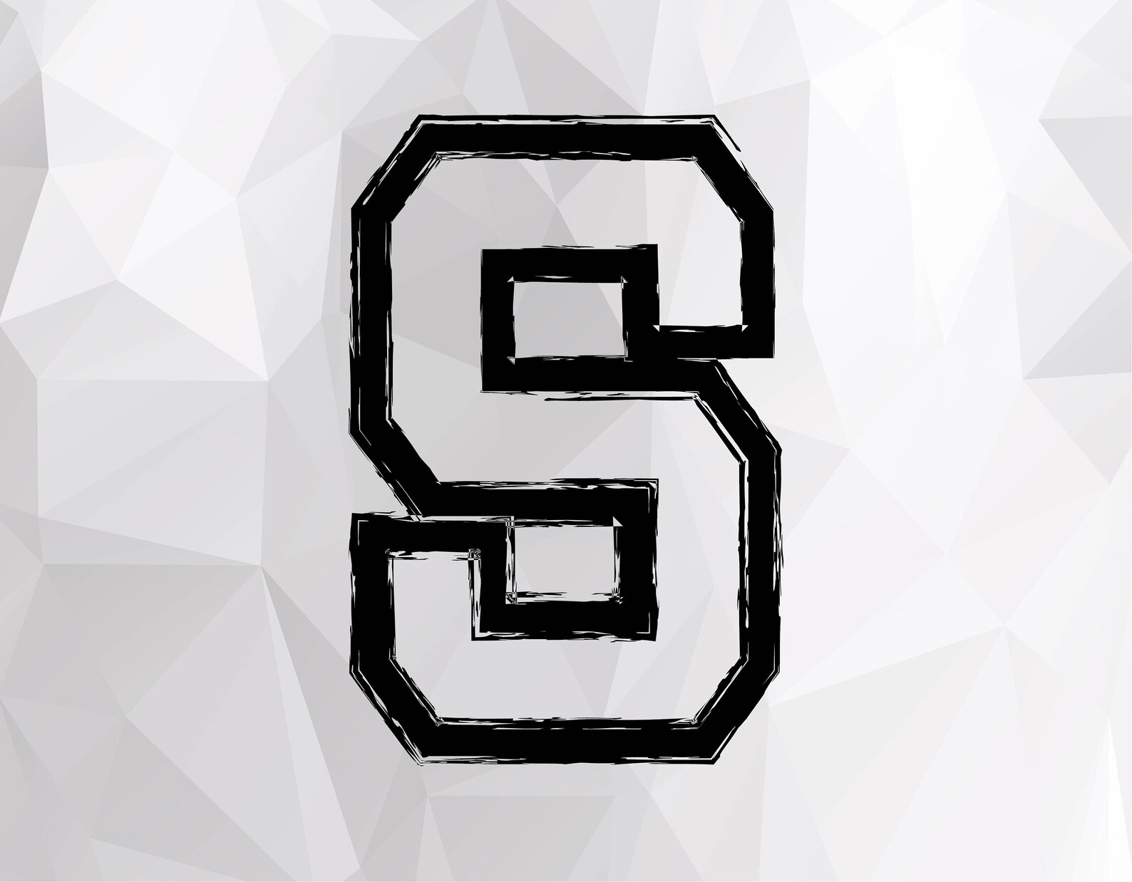 Varsity Font Svg, Grunge Font Svg, Outline Font Svg, Varsity Letter ...