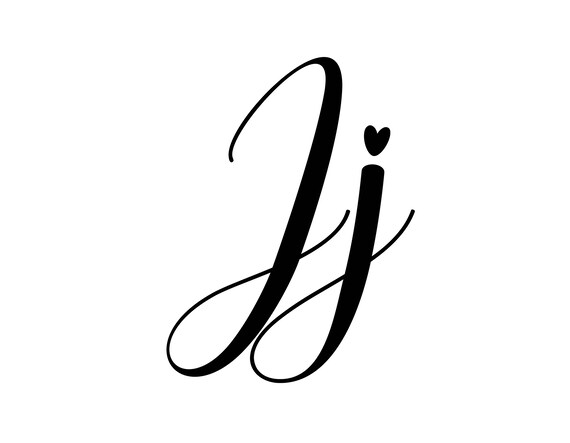 Script Letter J Font