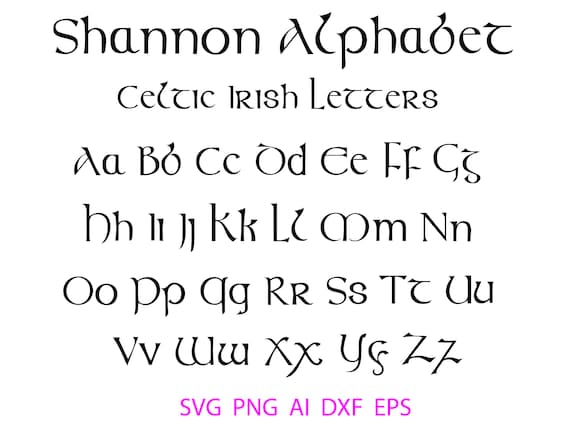 Celtic Alphabet