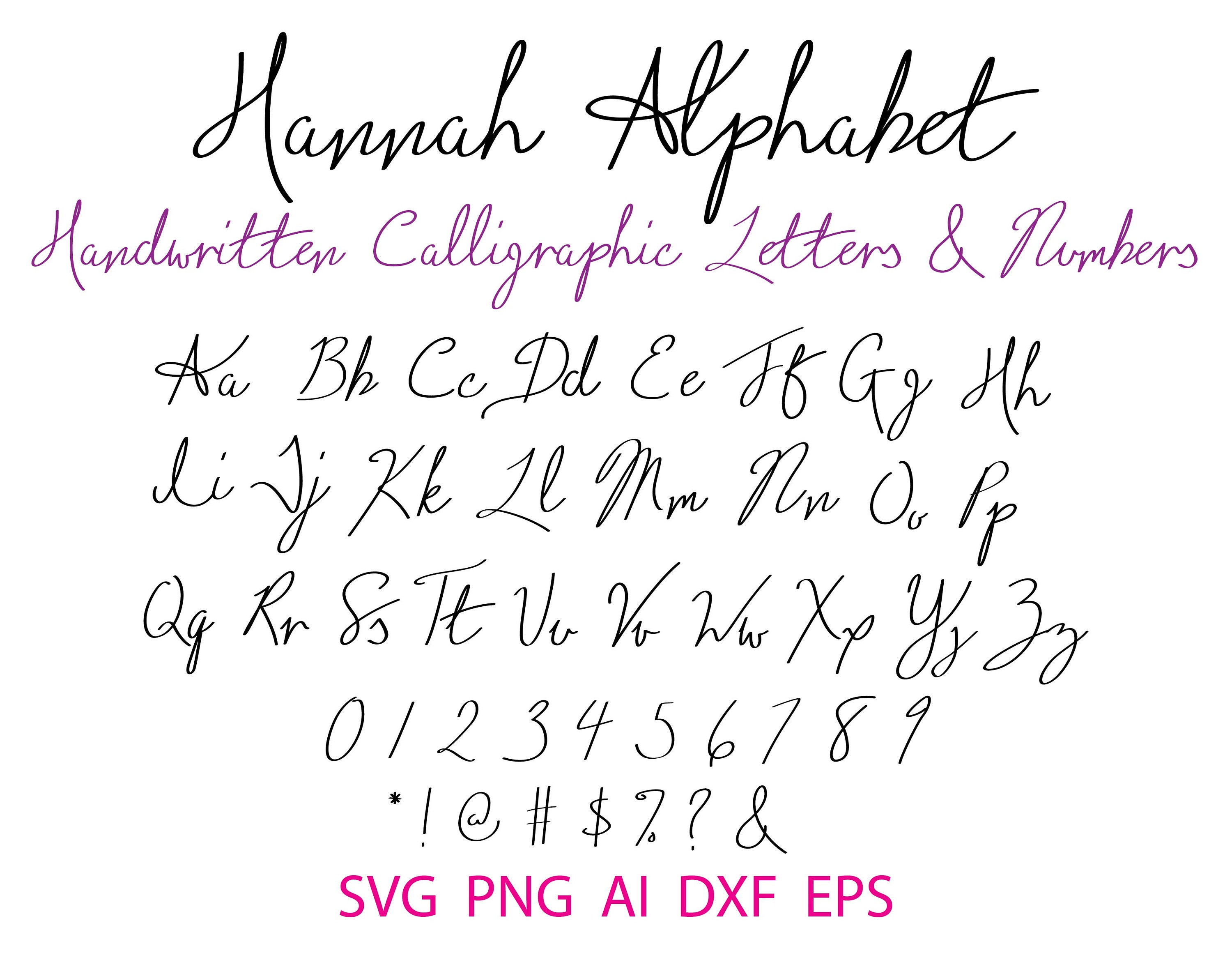 Calligraphy Handwriting A To Z