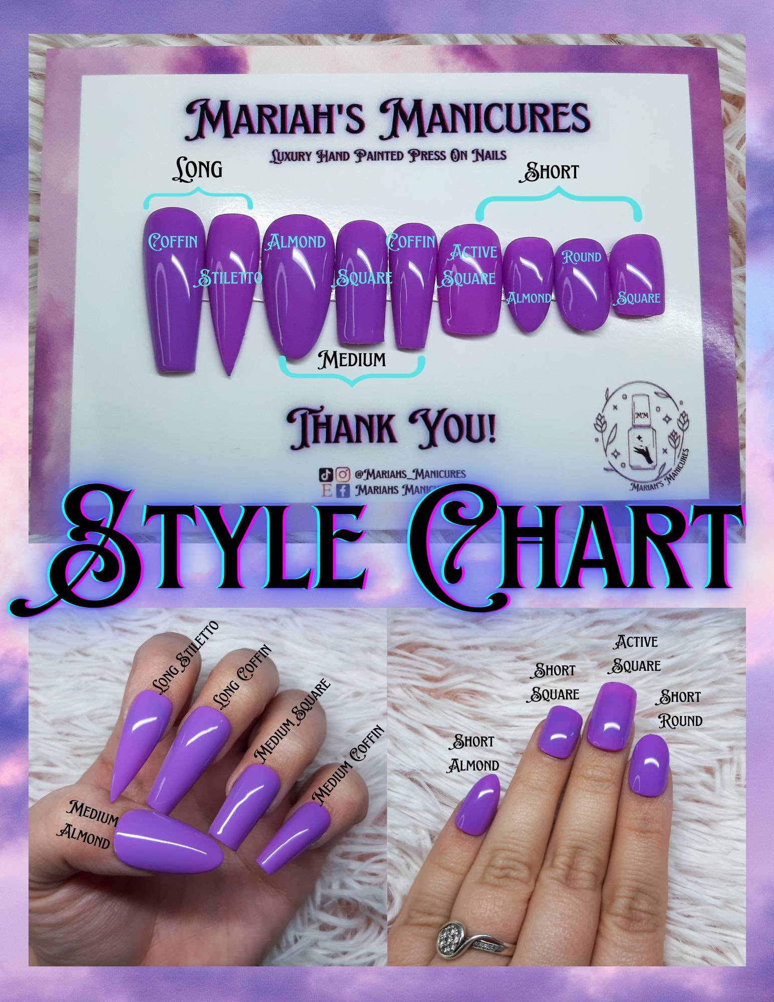 Lucy Press on Nails She Devil Ange French Tip Nails - Etsy