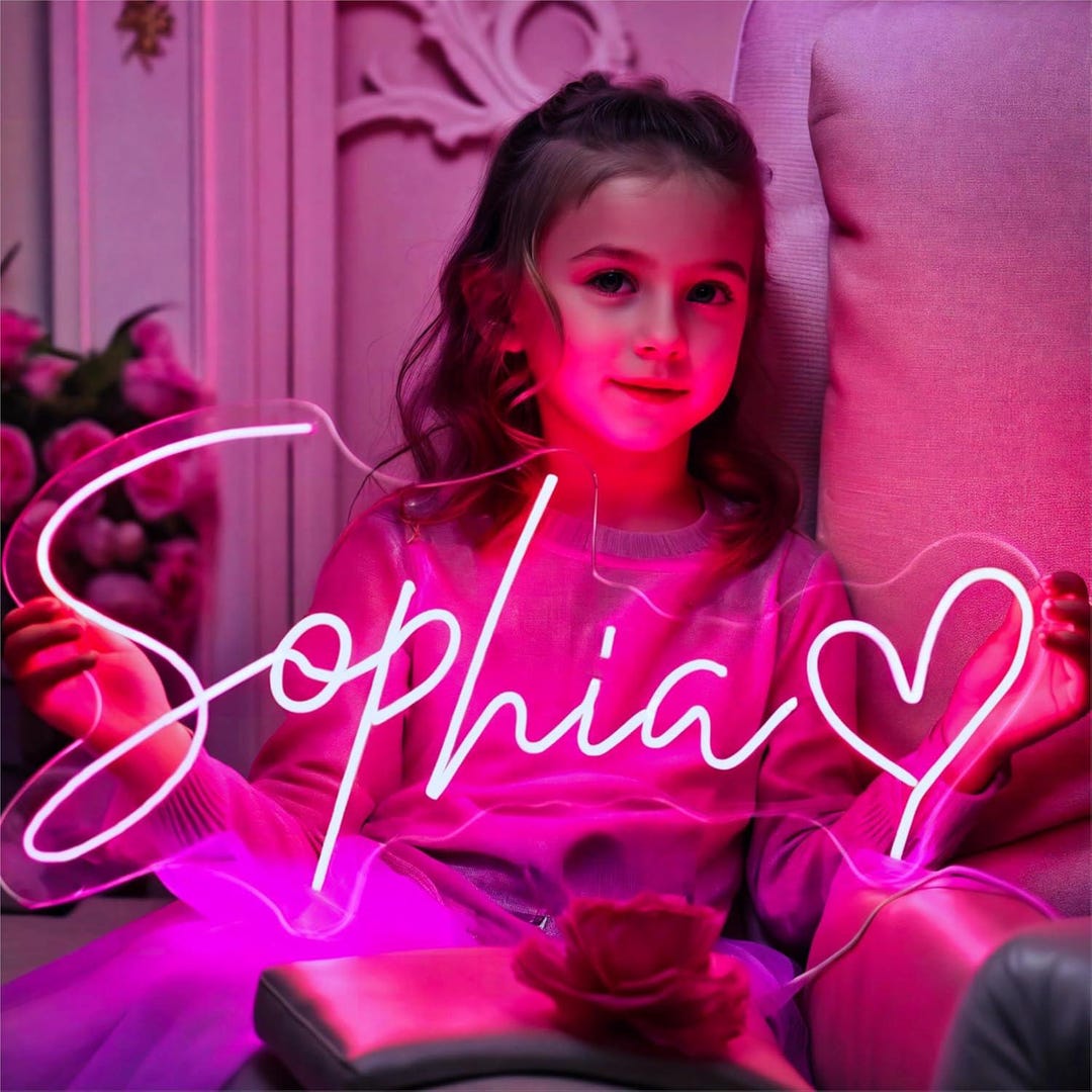 Custom Neon Sign Name for Kids Bedroom,baby Name Sign,led Name Sign ...