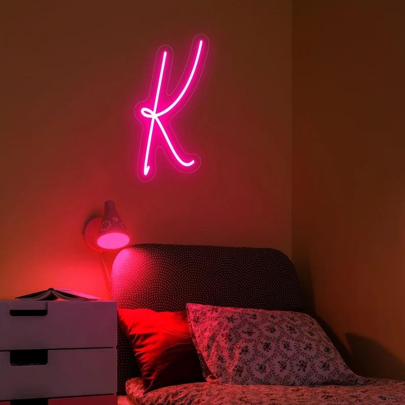 Neon Sign Anime Led Custom,anime Wall Art,anime Art,famliy Neon Sign ...