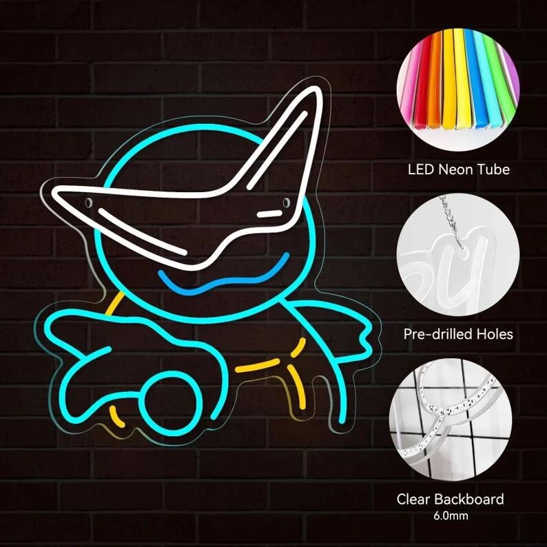 Neon Sign Anime Led Custom,anime Wall Art,anime Art,famliy Neon Sign ...