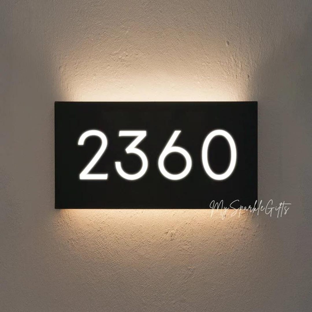 Modern House Door Number Sign Plaque,house Numbers,house Signs,house ...