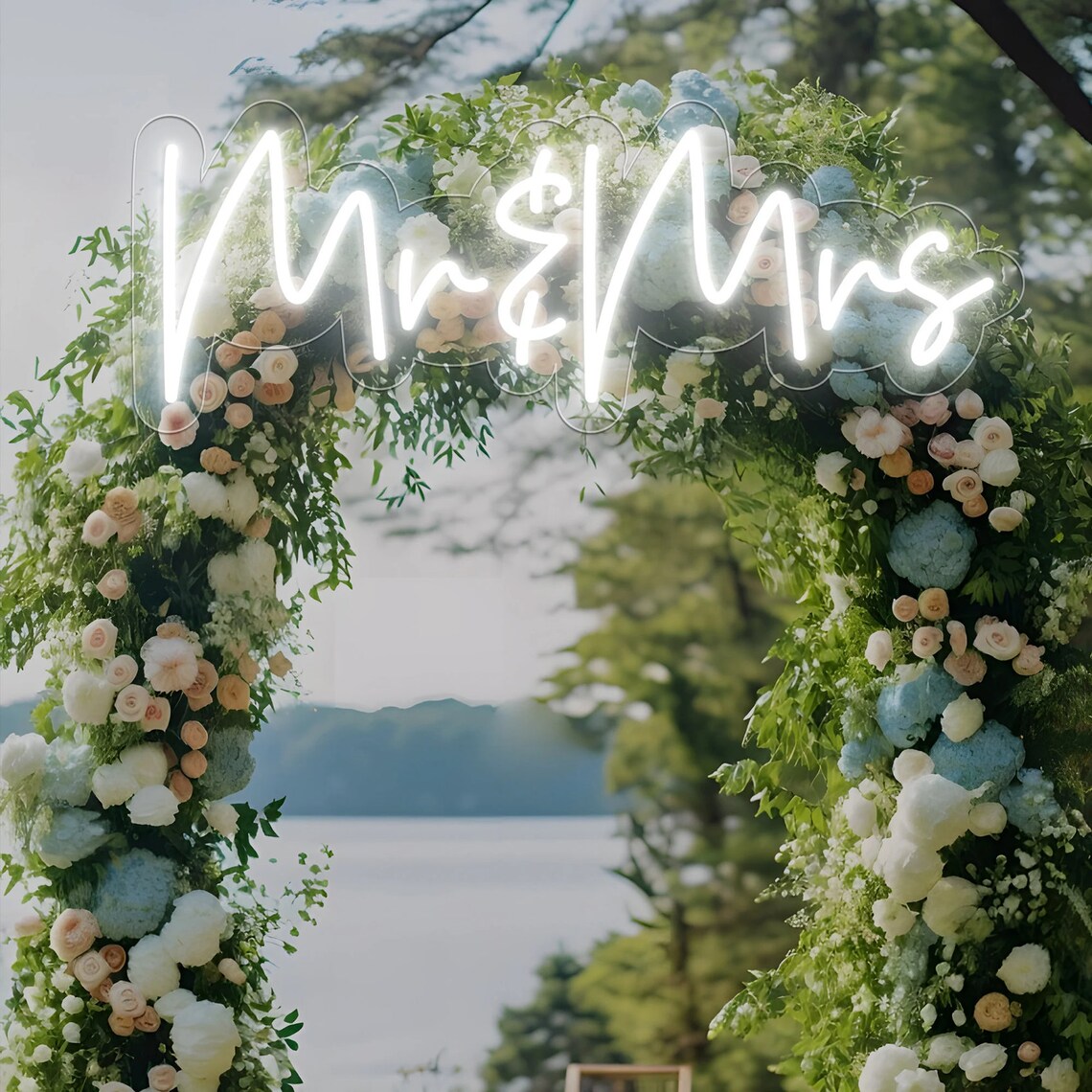 Mr to Miss Neon Sign,custom Wedding Neon Sign,wedding Decor,grass Wall ...