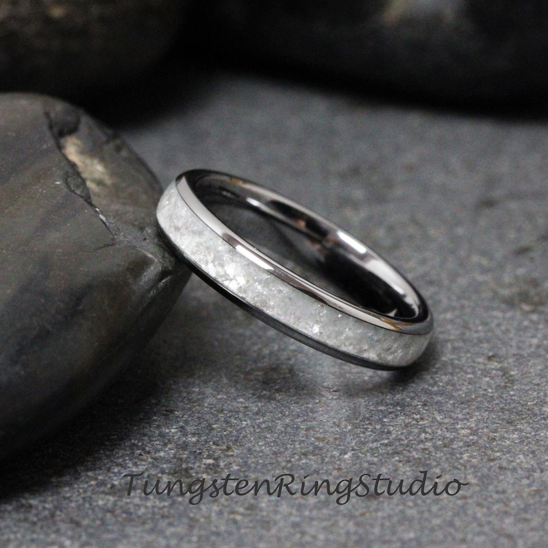 Black Diamond Dust Ring - Etsy