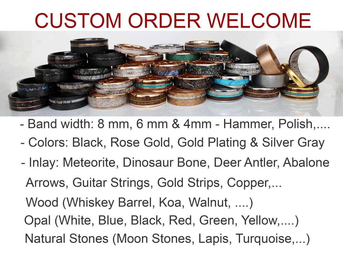 Custom Order Create Make Your Own Wedding Ring Rose Gold - Etsy