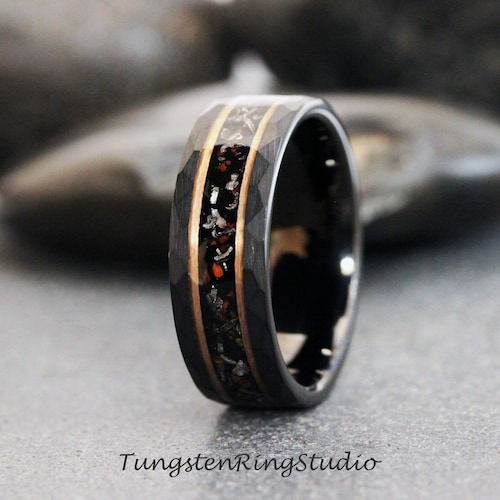 Dinosaur Bone Ring Tyrannosaurus Rex T-rex Meteorite Ring - Etsy