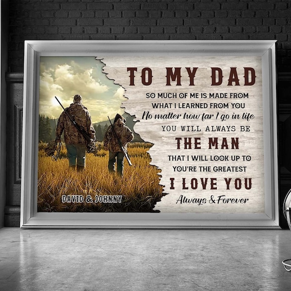 Dad and Son Hunting Quote - Etsy