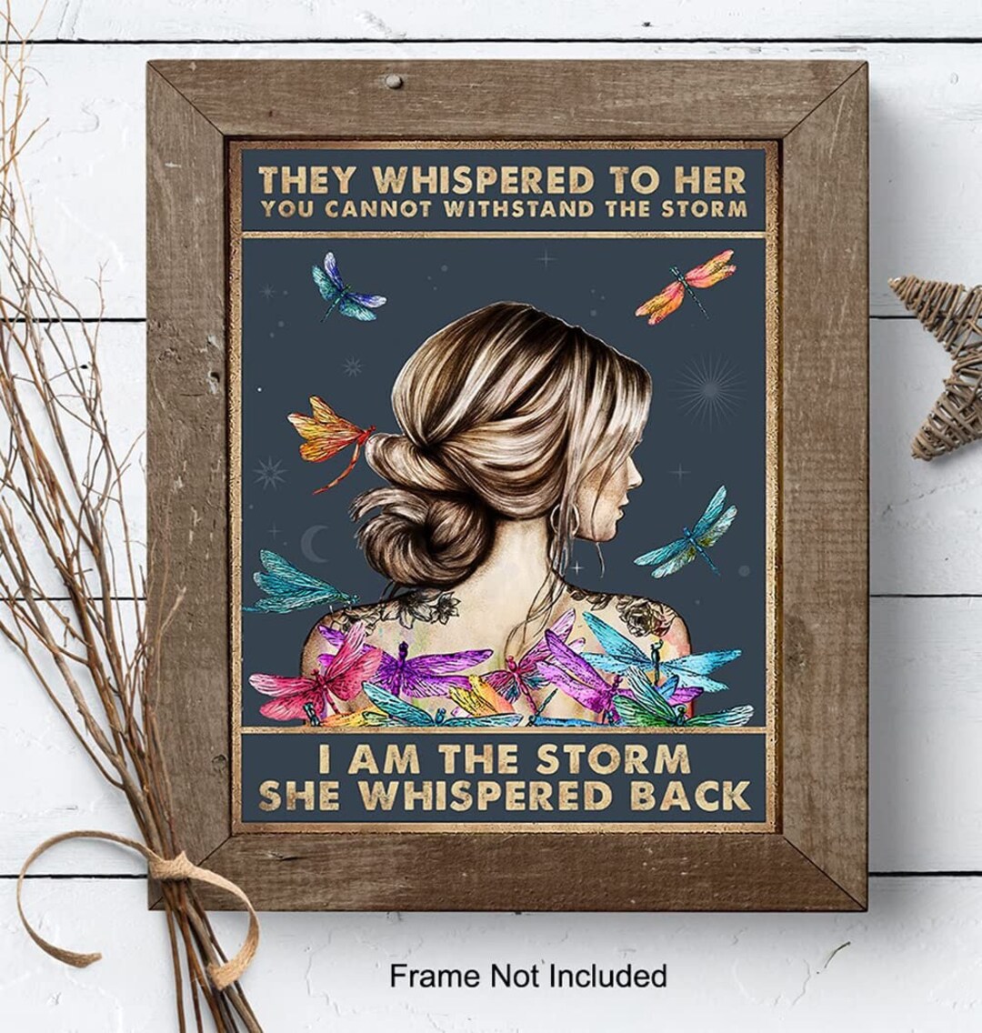 They Whispered to Her You Cannot Withstand the Storm Poster, Positive ...